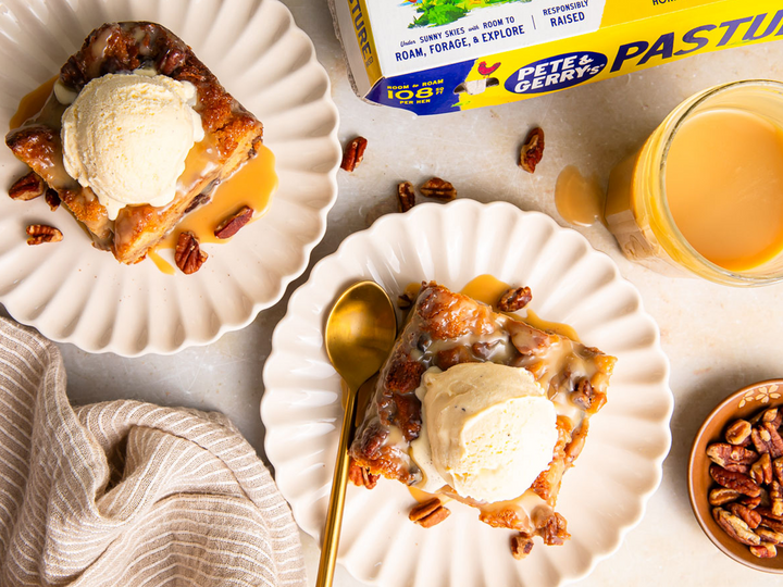 Hot Buttered Rum Bread Pudding