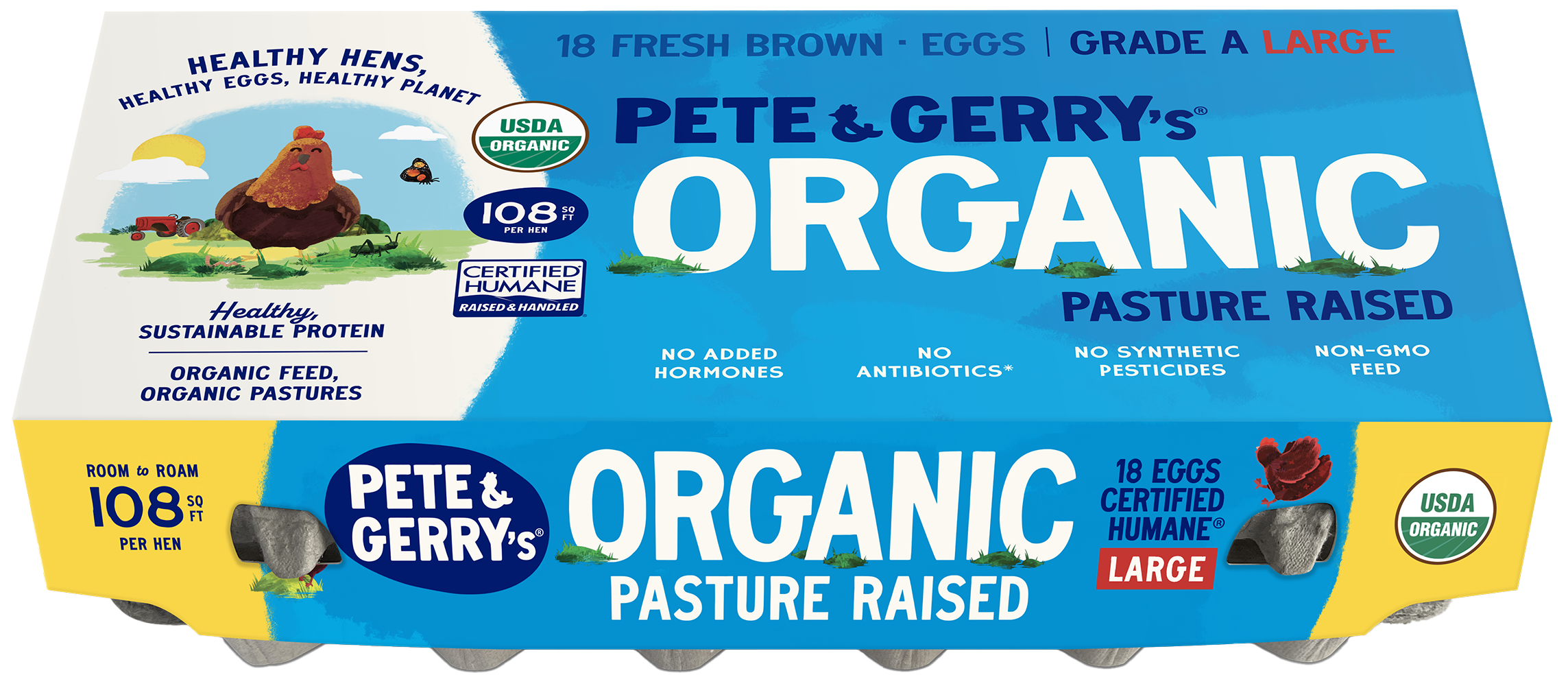 Organic Pasture Raised Eggs – Pete & Gerry's